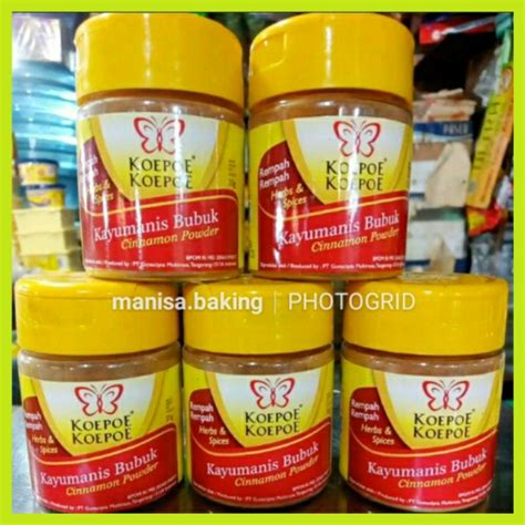 Jual KAYUMANIS BUBUK KUPU KUPU 35 GRAM CINNAMON POWDER KOEPOE KOEPOE