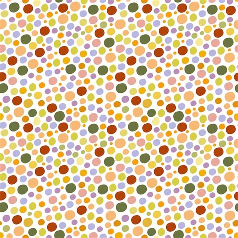 Lindo patrón sin costuras de círculos de colores fondo vectorial