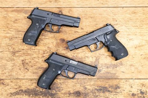 Sig Sauer P226 DAO 40 S W Police Trade In Pistol Very Good Condition