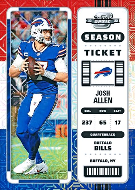 2022 Panini Contenders Optic NFL Football Cards Checklist