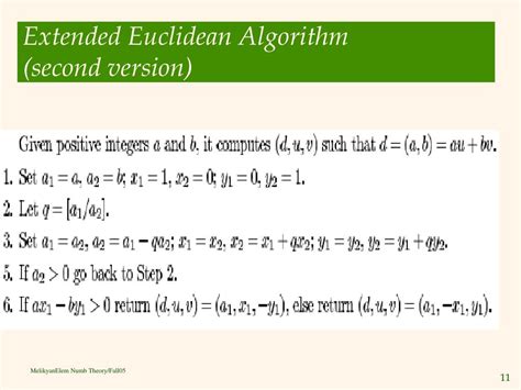 ppt 1 the euclidean algorithm 2 the fundamental theorem of arithmetic s powerpoint