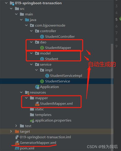 在springboot中用mybatis逆向工程生成文件简单教程 springboot mybatis plus 逆向工程 csdn博客