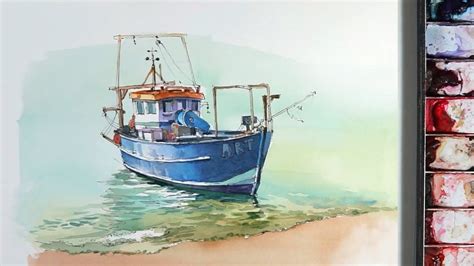 Fishing Boat Line Drawing At PaintingValley Explore Collection Of