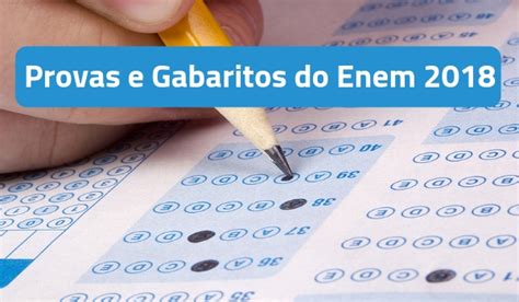 Gabarito Do Enem Baixar As Provas E Gabaritos Do Enem