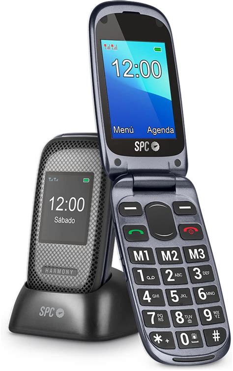 SPC Harmony Téléphone Portable Senior à clapet avec grandes touches