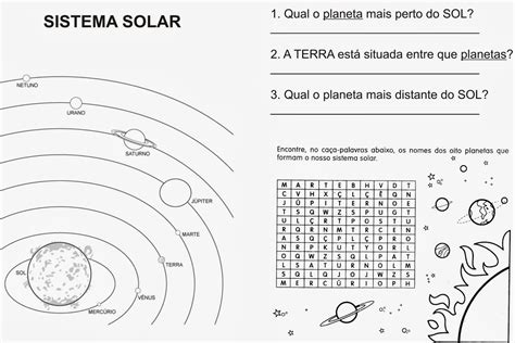 38 Atividades Sobre Sistema Solar Para Imprimir Online Cursos