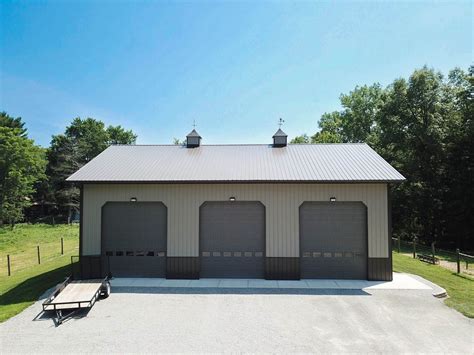 40x60 Pole Barn Garage Kits CMT Components