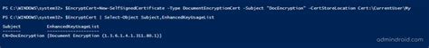 How To Create Self Signed Certificate Using PowerShell AdminDroid Blog