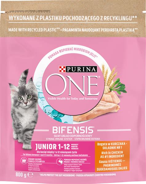 Purina One Junior Karma Pe Noporcjowa Sucha Dla Koci T Z