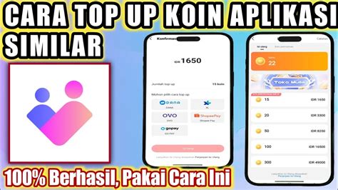 Cara Top Up Koin Aplikasi Similar Cara Dapat Koin Similar YouTube