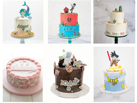 Tartas personalizada sin fondant Platitos de Azúcar
