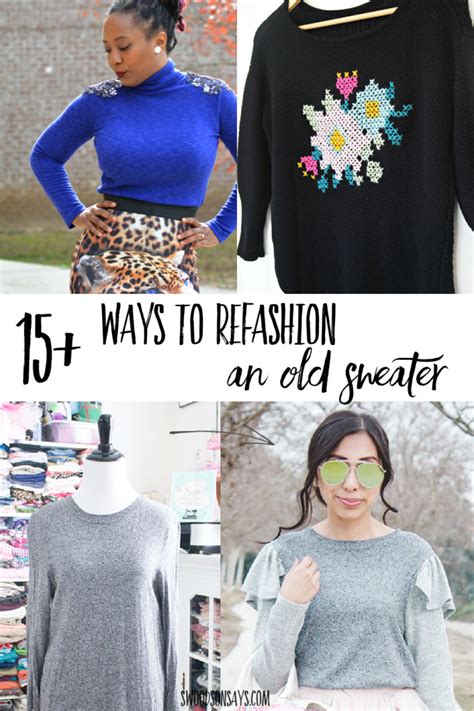 15 Sweater Refashions To Recycle Old Sweaters Into New Clothes