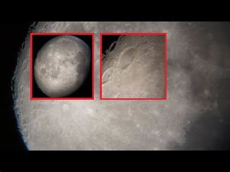 Mit Dem Teleskop Den Mond Sehen Beobachten Mondkrater Durch