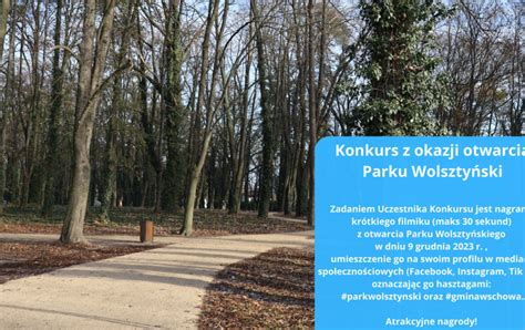 Konkurs z okazji Otwarcia Parku Wolsztyńskiego Urząd Miasta i Gminy