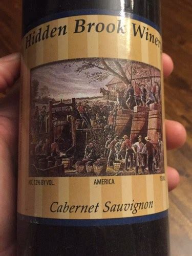 Hidden Brook Winery Cabernet Sauvignon Vivino Us