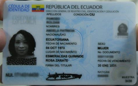 As Es La Nueva C Dula De Identidad Electr Nica De Ecuador Qu Pasar