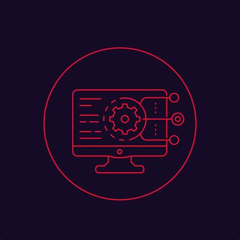 coding app development software integration programming vector icon linear 4182679 vector