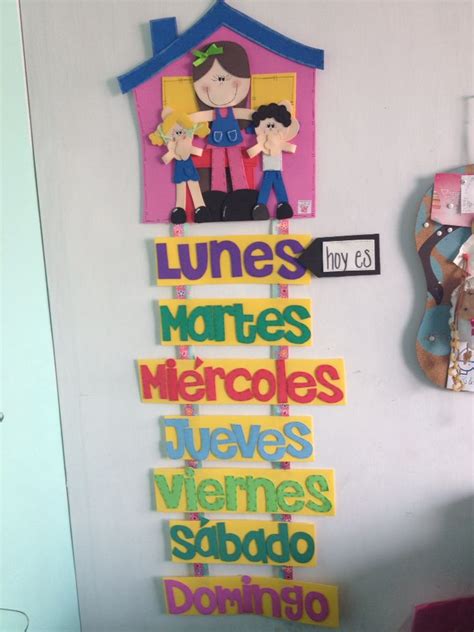 Material Didactico Actividades De Los Dias De La Semana Para Preescolar