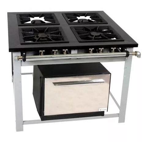 Fogao 4 Bocas Inox Duas Prateleira No Forno Pontofrio
