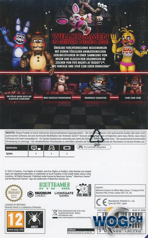 Five Nights At Freddy S Help Wanted Nintendo Switch World Of Games
