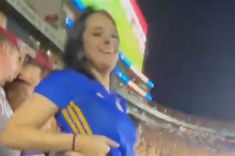 Football Fan Who Flashed Boobs In ‘wildest Celebration Ever Joins Onlyfans As She Cashes In On