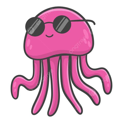 Pink Cute Jellyfish Jellyfish Pink Water PNG Transparent Clipart