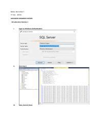 Master Advanced Database Systems Lab Exercises Procedures Course Hero