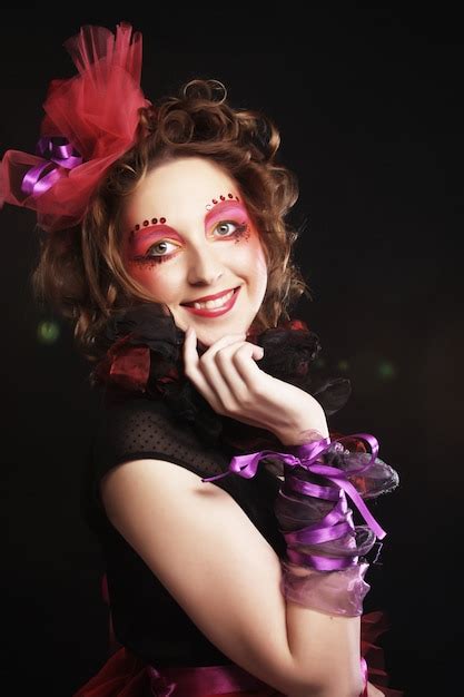 Premium Photo Fashion Shot Of Woman In Doll Style