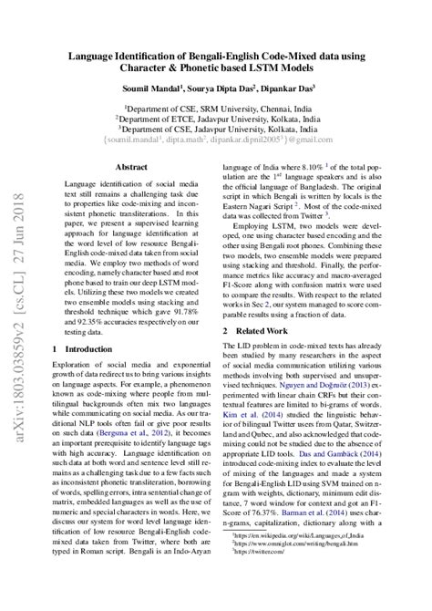 pdf language identification of bengali english code mixed data using character and phonetic