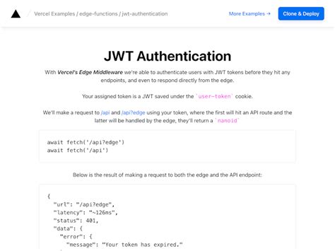 jwt authentication vercel