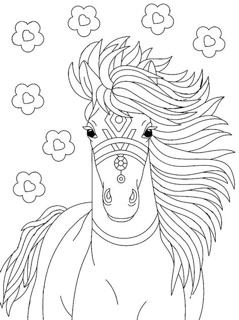 Coloriage Cheval Imprimer Sur Coloriageenfant