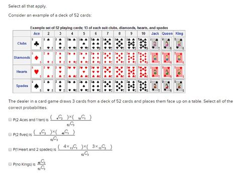 Probability Of 52 Card Deck At Arthur Bradford Blog