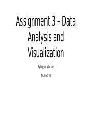 Mat Week Assignment Pp Pptx Assignment Data Analysis