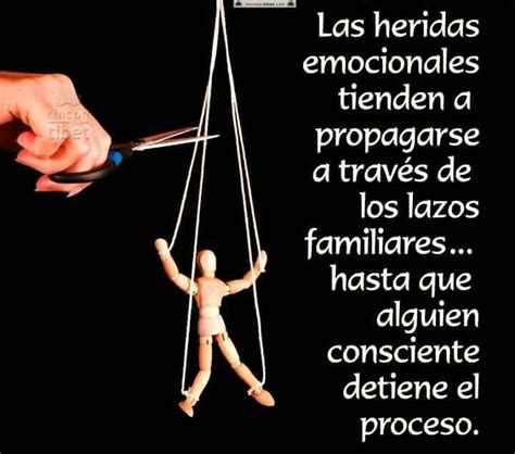 Las heridas emocionales tienden a propagarse a través de los lazos