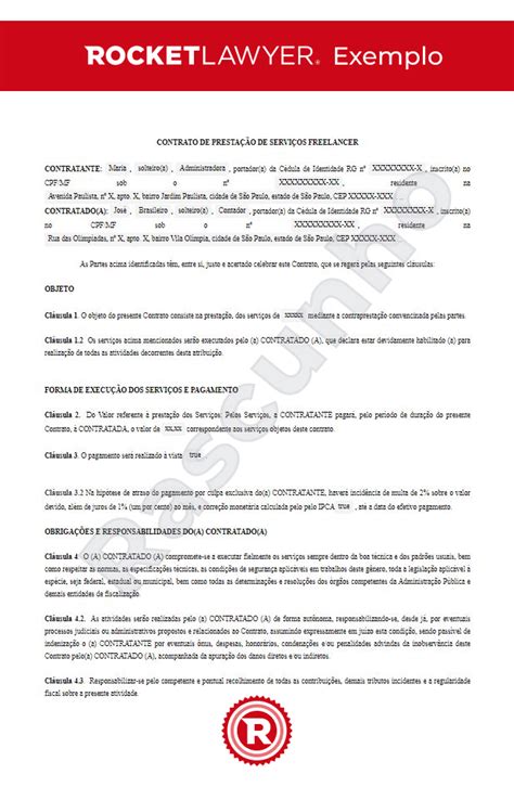 Modelo De Contrato Freelancer