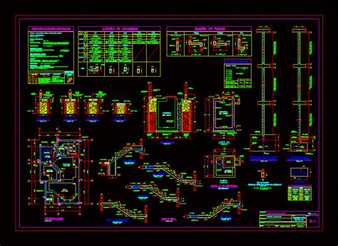 Cimentacion Unifamiliar En DWG 495 45 KB Librería CAD
