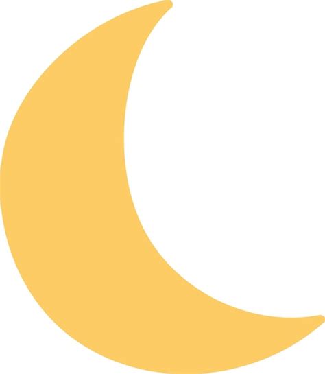 Ícone da Lua Jovem Vetor Premium