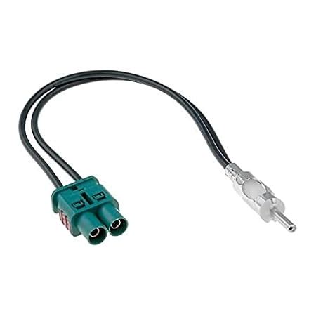 Adaptateur D Antenne Radio Double 2 X Fakra ISO DIN Pour VW Audi