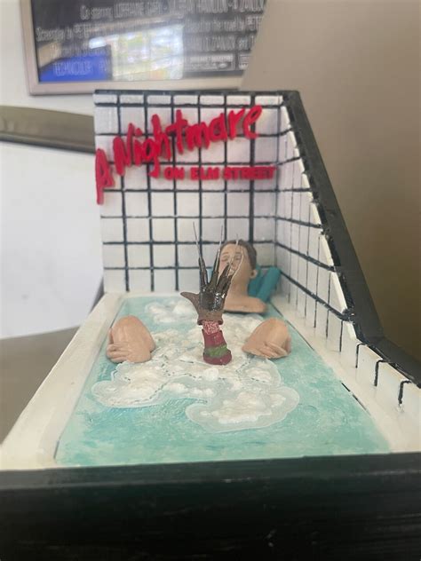 Nightmare On Elm St Nancy Freddy Bathtub 80s Horror Movie Etsy