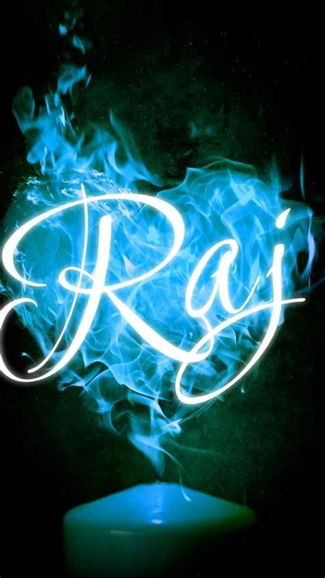 R Name Raj Blue Heart Blue Smokey Heart HD Phone Wallpaper Pxfuel