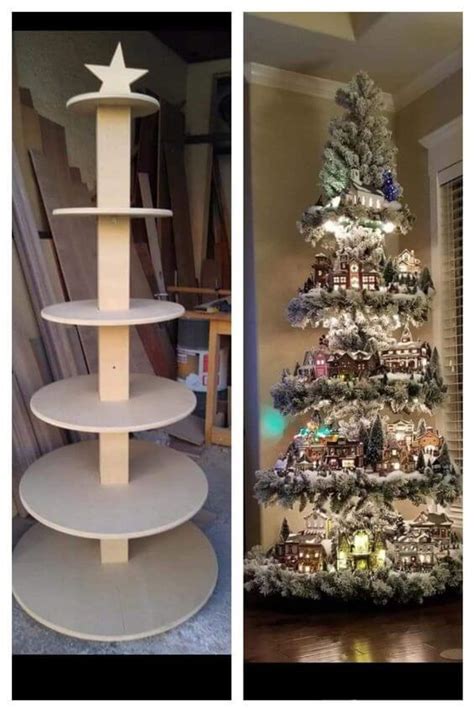 Éstas Ideas De Pinos Navideños Con Villa Te Enamorarán