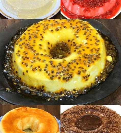 5 RECEITAS DE PUDIM SEM OVOS E SEM FORNO MARACUJÁ COCO CHOCOLATE