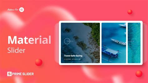 How To Use Material Slider Widget Best Elementor Slider Plugin Youtube