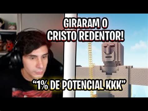 O PAC E O MIKE GIRARAM O CRISTO REDENTOR Qsmp Minecraft Tazercraft