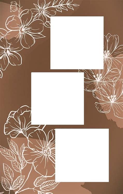 Collage Fotos Fondo Marr N Y Flores Design Template Pixiz