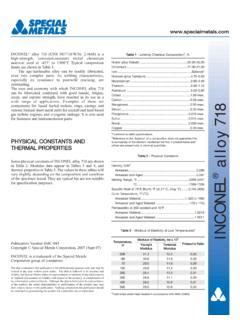 Inconel Alloy 718 Sept 07 Web Special Metals Inconel Alloy 718