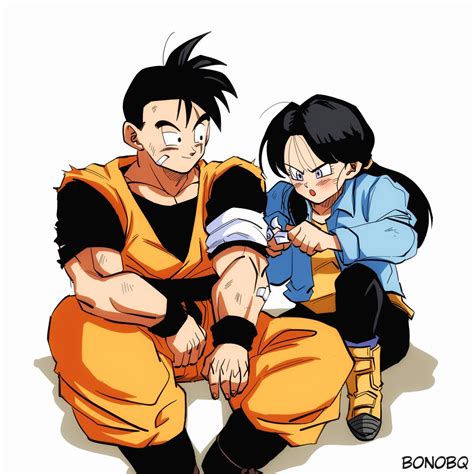Son Gohan Videl And Son Gohan Dragon Ball And 1 More Drawn By