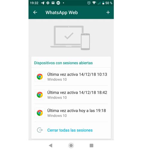 Cómo saber si mi WhatsApp está abierto en otro dispositivo
