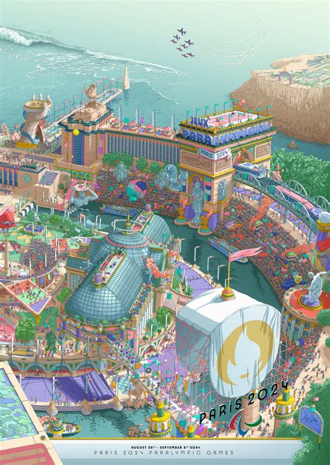 Paris 2024 Sport dans la ville et décor féerique découvrez l affiche