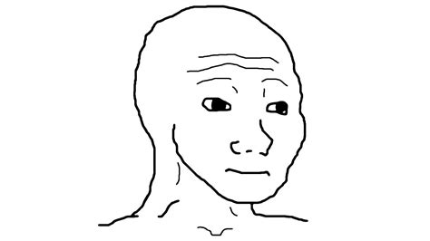 Wojak Feels Guy Know Your Meme Manly Man Meme Cartoon Man